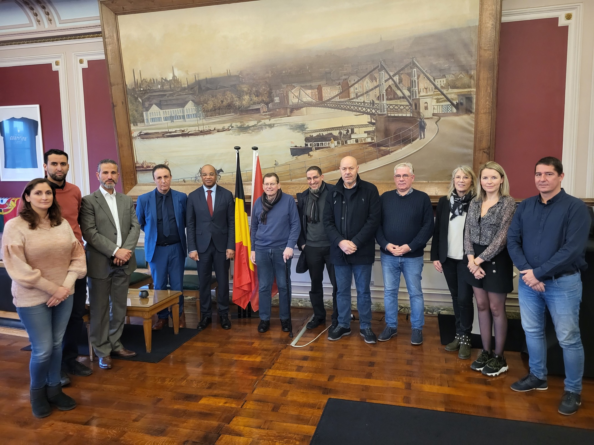 La Ville de Seraing a reçu le Consul Général du Royaume du Maroc pour ...